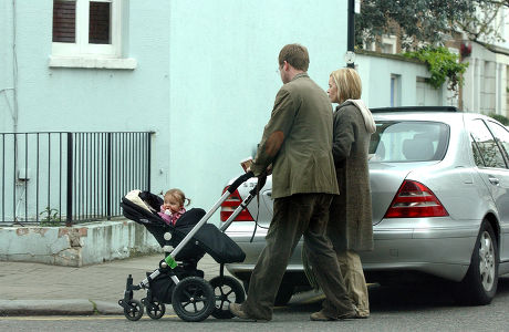 Mariella Frostrup Husband Jason Mccue Baby Editorial Stock Photo ...