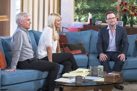 Phillip Schofield Holly Willoughby Christian Slater Editorial Stock ...