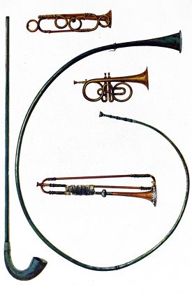 Lituus Buccina Cornet Trumpets Lituus Roman Editorial Stock Photo ...
