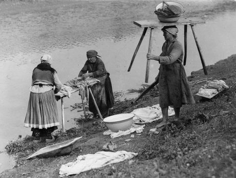 Women Washing Clothes River Editorial Stock Photo - Stock Image ...