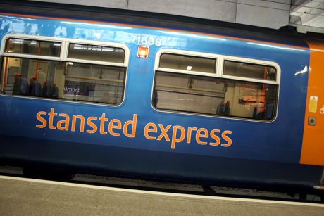 Stansted Express Train Carriage Editorial Stock Photo - Stock Image ...
