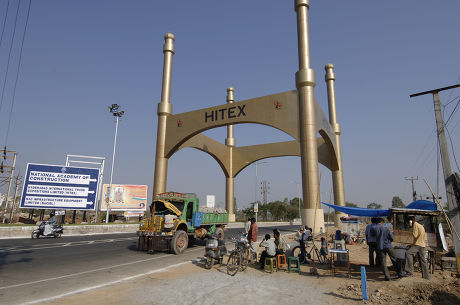 Entrance Hitex International Exhibition Center Hyderabad Editorial ...