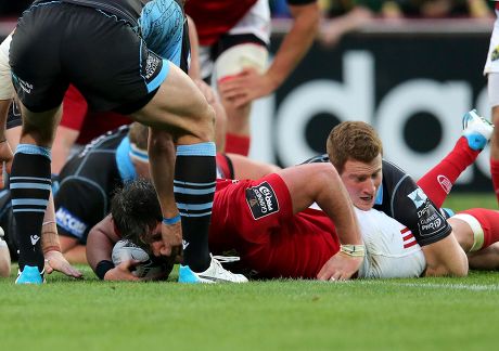 Munsters Dave Ocallaghan Scores First Try Editorial Stock Photo - Stock ...