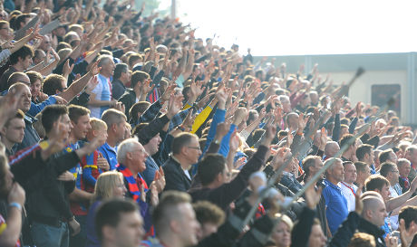 Home Fans Celebrate Full Time During Editorial Stock Photo - Stock ...