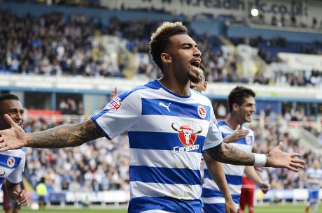 Reading Midfielder Daniel Williams Celebrates Scoring Editorial Stock ...
