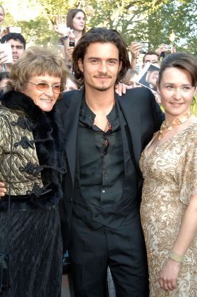 Orlando Bloom His Mother Sister Editorial Stock Photo - Stock Image ...