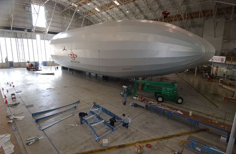 Sanswire Airship Hangar Prototype Football Stadium Editorial Stock ...