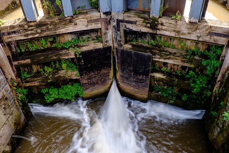 Lock Gate Bunbury Staircase Locks Bunbury Editorial Stock Photo - Stock ...