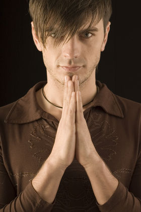Model Released Portrait Young Praying Man Editorial Stock Photo - Stock ...
