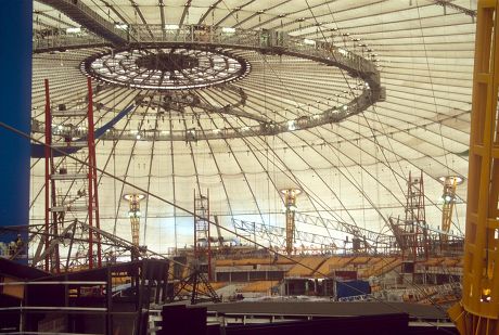 Inside Millennium Dome 2000 Editorial Stock Photo - Stock Image ...