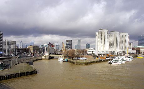 River Maas Rotterdam Holland Editorial Stock Photo - Stock Image ...