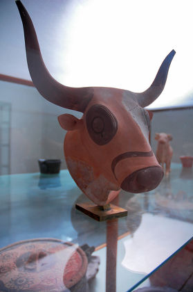 Head Taurus Archaeological Museum Heraklion Crete Editorial Stock Photo ...
