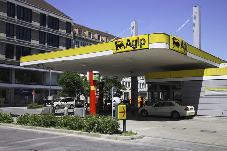 Petrol Station Agip Germany Editorial Stock Photo - Stock Image ...
