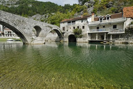 Historic Stone Bridge Rijeka Crnojevica Skutari Editorial Stock Photo - Stock Image | Shutterstock
