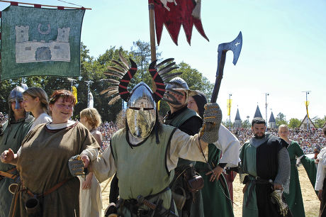 Knights Mediaeval Medieval Costumes Knight Festival Editorial Stock ...