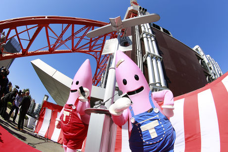 Tokyo Towers Mascots Noppon Brothers Pose Editorial Stock Photo - Stock ...