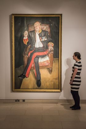 Lucian Freud 19222011 Brigadier Painted 20032004 Editorial Stock Photo ...