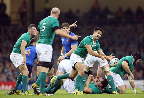 Irelands Conor Murray Passes Ball Ruck Editorial Stock Photo - Stock ...