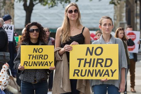 __COUNT__ Protest against third runway at Heathrow Airport, London ...