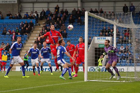 Gillingham Fc Defender Harry Lennon Heads Editorial Stock Photo - Stock ...