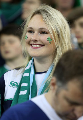 Irish Fan Smiles Team Run Editorial Stock Photo - Stock Image ...