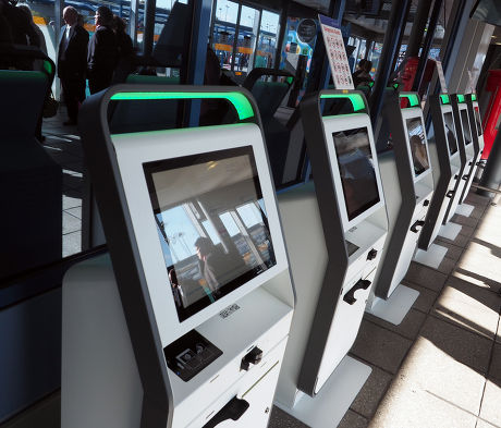 Checkin Terminals Use Mulitple Airlines Editorial Stock Photo - Stock ...