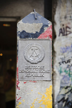 Original Gdr Border Posts Front Wall Editorial Stock Photo - Stock ...