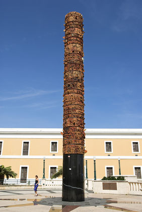 Monument Discovery America San Juan Puerto Editorial Stock Photo ...