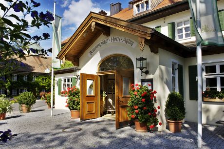 Brauereigasthof Aying Hotel Entrance Aying Upper Editorial Stock Photo ...