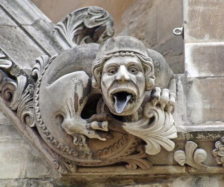 Gargoyles Over North Door Westminster Abbey Editorial Stock Photo ...