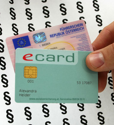 Austrian Driving Licence Austrian E Card Editorial Stock Photo - Stock ...