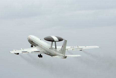 Nato Otan Awacs Boing E3a Sentry Editorial Stock Photo - Stock Image ...