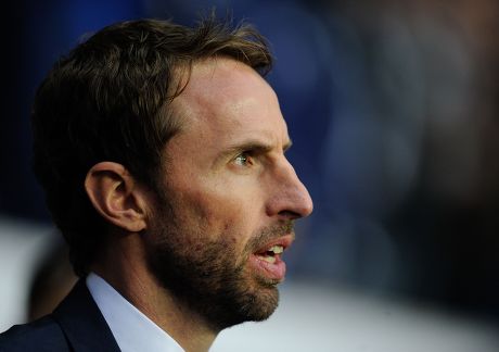 England U21 Manager Gareth Southgate During Editorial Stock Photo ...