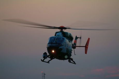 Deu Germany Duesseldorf Alarm Helicopter Bk Editorial Stock Photo ...