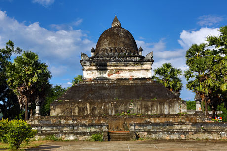 That Makmo Stupa Vat Visoun Aka Editorial Stock Photo - Stock Image ...