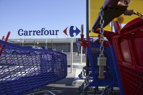 Carrefour Hypermarche France Editorial Stock Photo - Stock Image ...