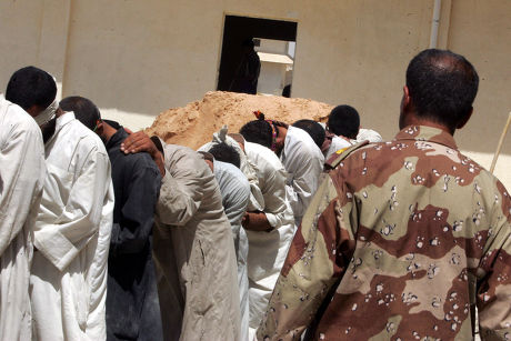 Blindfolded Iraqi Men Paraded By Commandos Editorial Stock Photo ...