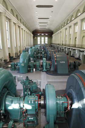Turbine Hall Powerhouse Walchensee Hydroelectric Power Editorial Stock ...