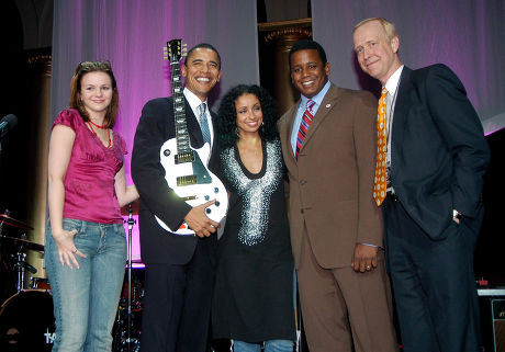 Amber Tamblyn Barack Obama Mya Kendrick Editorial Stock Photo - Stock ...