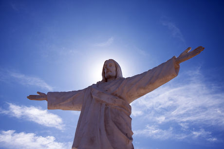 Christo Blanco Statue Cuzco Cusco Peru Editorial Stock Photo - Stock ...