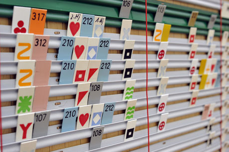 Traditional Scheduling Board Timetable Manpower Planning Editorial ...