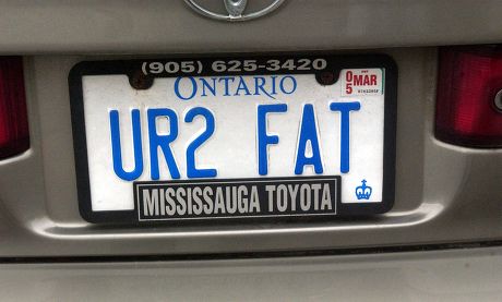 Ur2 Fat Number Plate Editorial Stock Photo - Stock Image | Shutterstock