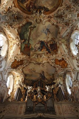 Organ Built By Balthasar Freiwiss Aitrang Editorial Stock Photo - Stock ...