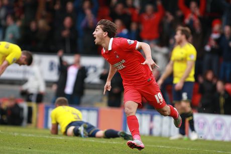 Scott Kashket Celerates After Scoring Equaliser Editorial Stock Photo ...