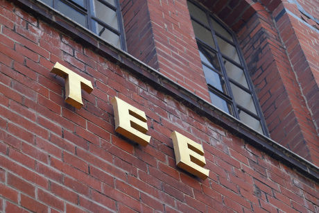 Lettering Tee German Tea On Facade Editorial Stock Photo - Stock Image ...