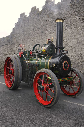 Steam Tractor Operation Road Locomotive Agricultural Editorial Stock ...