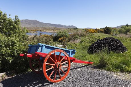 Colourful Tumbrel Owenduff Corraun Peninsula County Editorial Stock ...