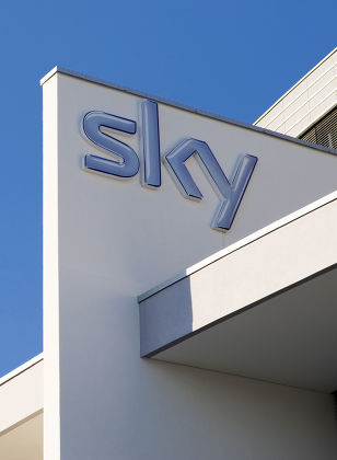 Sky Logo On New Headquarters Sky Editorial Stock Photo - Stock Image ...