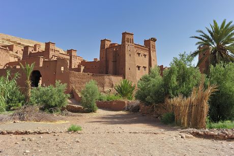 Kasbah Mudbrick Castle Residential Castle Berbers Editorial Stock Photo ...