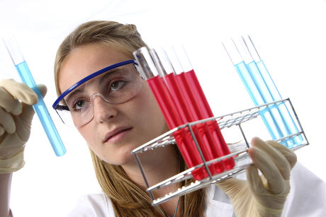Model Released Chemistry Laboratory Lab Technician Editorial Stock ...